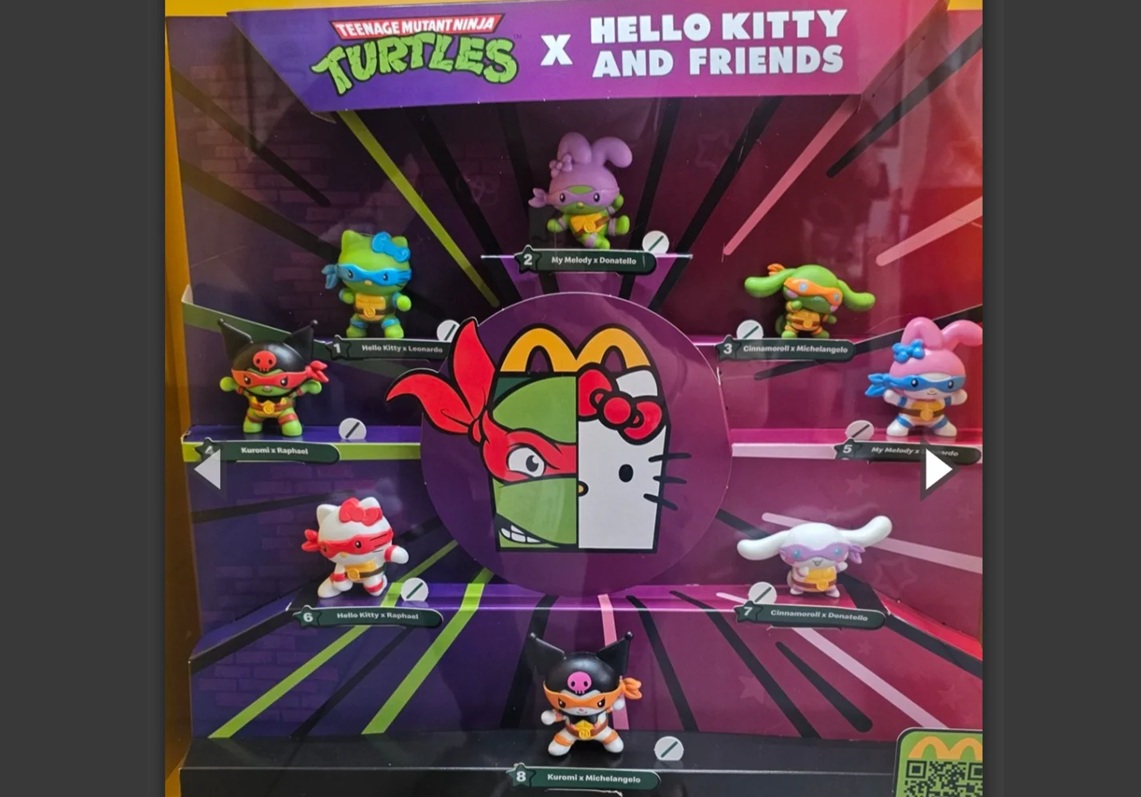 McDonald's Canada Hello Kitty x Teenage Mutant Ninja Turtles Checklist